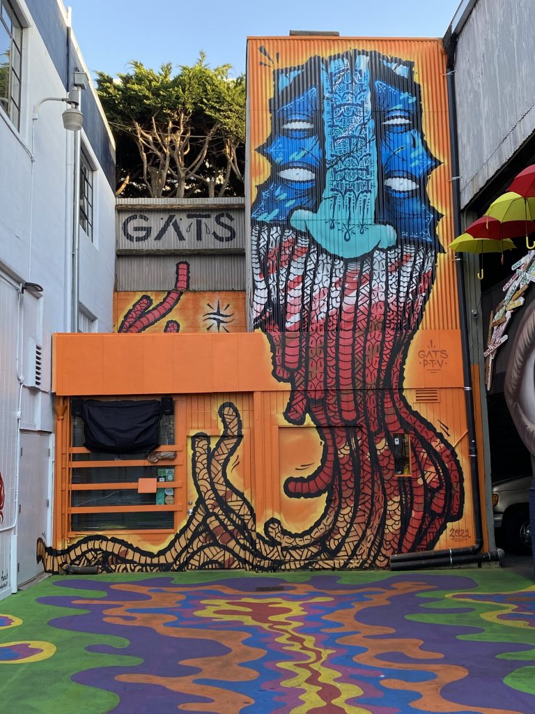 GATS Mural at Umbrella Alley in San Francisco – Umbrella Alley San ...