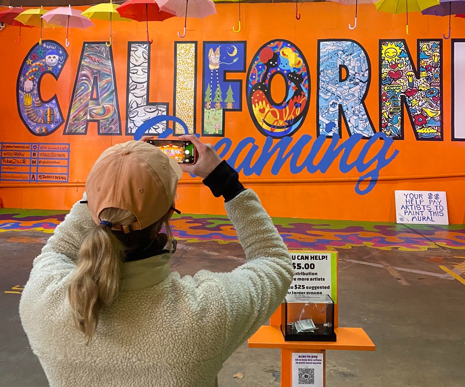 California Dreaming mural collaboration project with 12 muralists ...